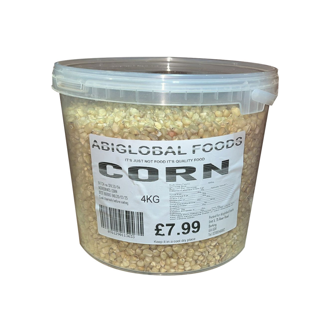 ABIGLOBAL FOODS Dried yellow corn 4kg – ABIGLOBAL FOODS ONLINE LTD