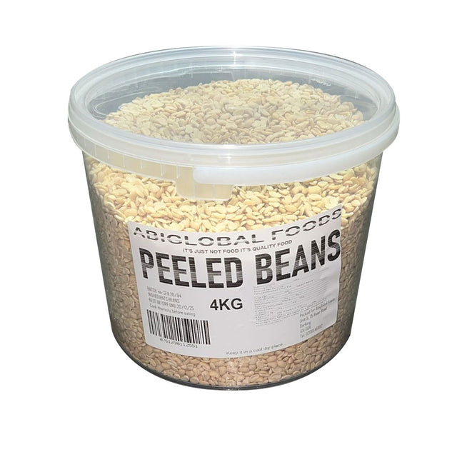 ABIGLOBAL FOODS PEELED BEANS 4KG BUCKET – ABIGLOBAL FOODS ONLINE LTD