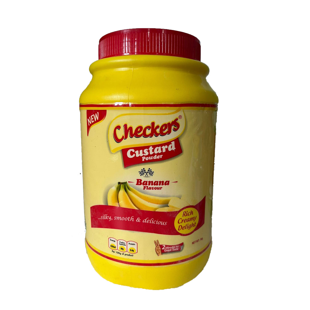 CHECKERS CUSTARD BANANA FLAVOUR 1KG – ABIGLOBAL FOODS ONLINE LTD